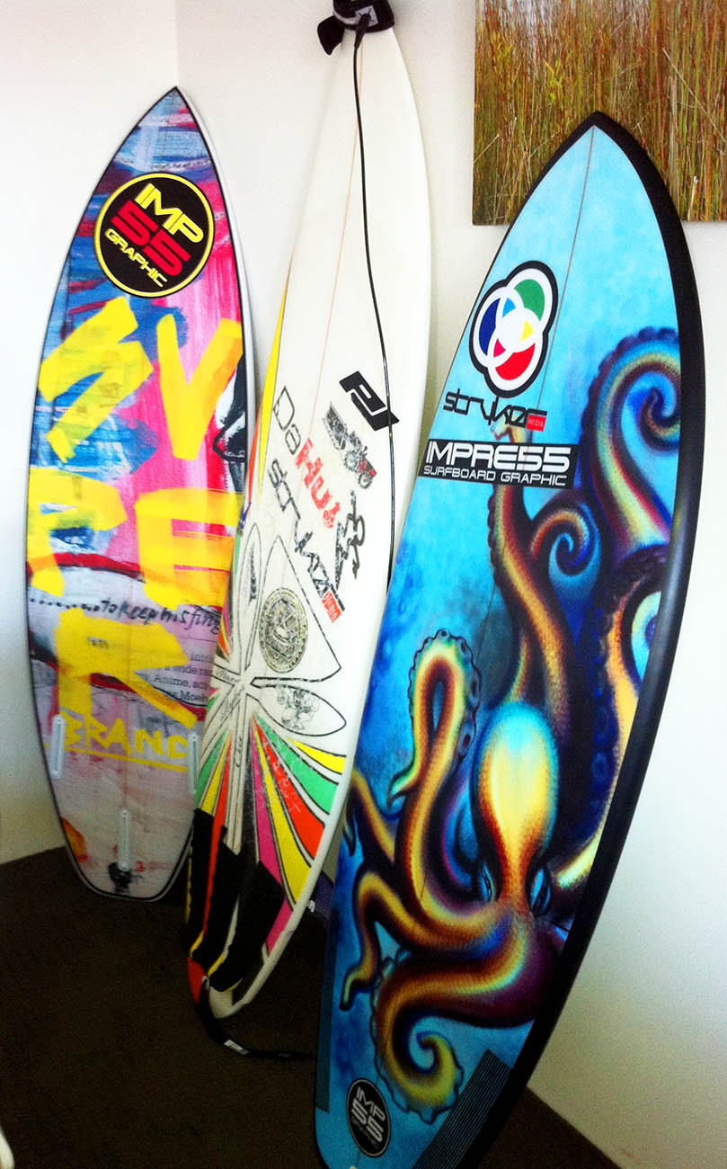Custom Surfboard Graphics