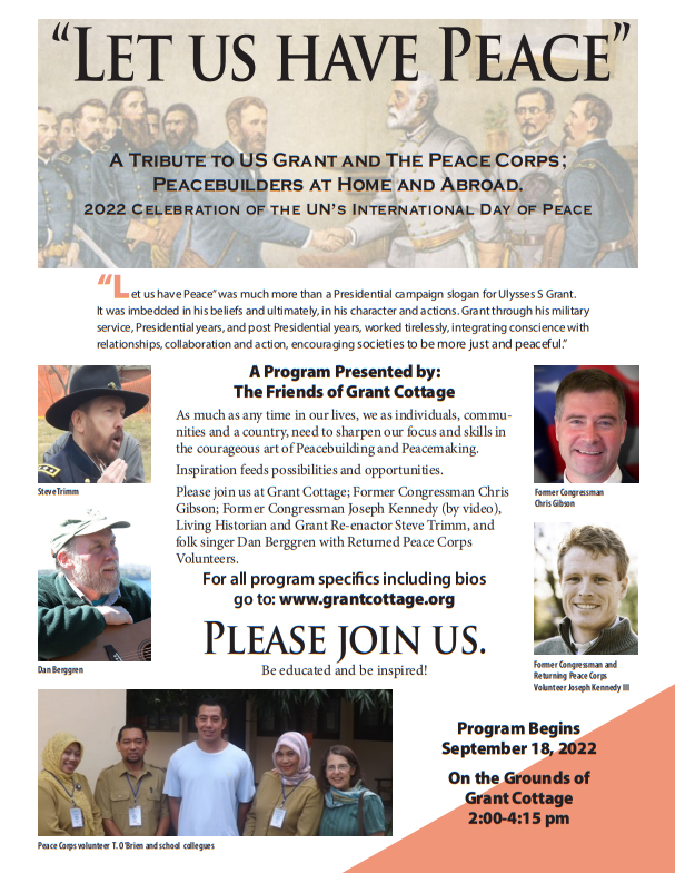 Grant Cottage Programs — U.S. Grant Cottage National Historic Landmark