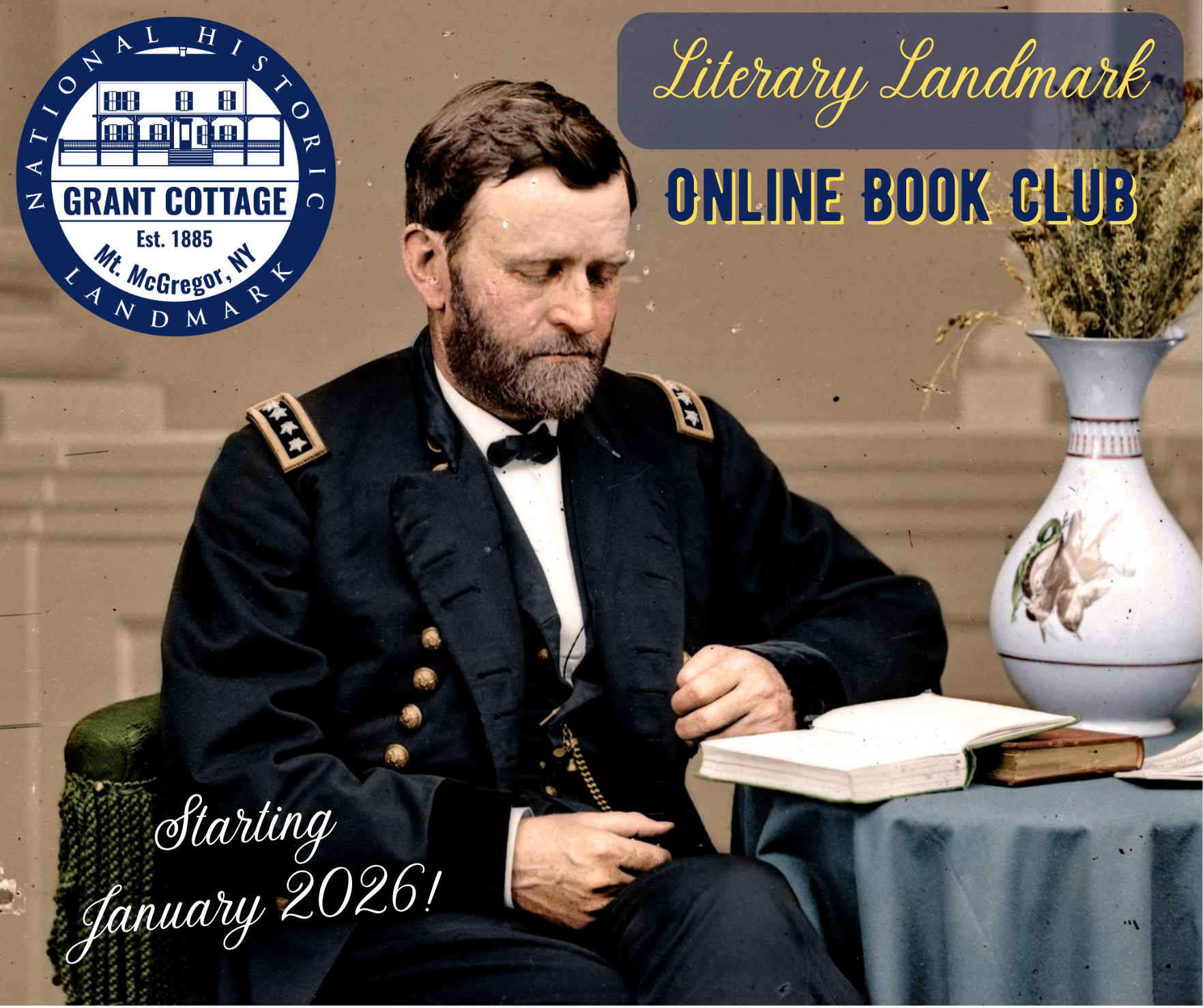 Literary Landmark Book Club Bundle — U.S. Grant Cottage National ...