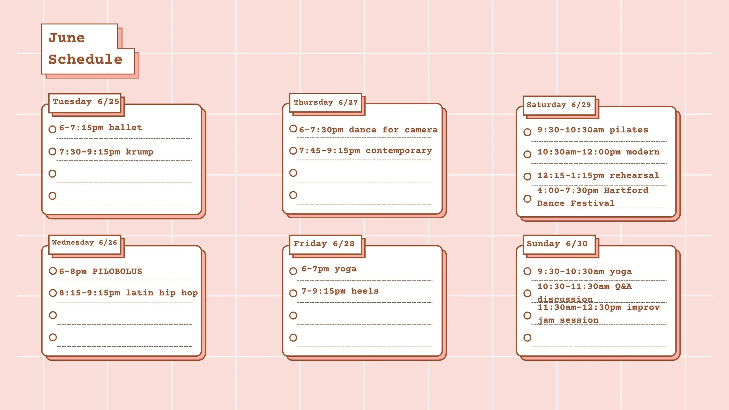 Adult Summer Dance Intensive — The Hartford Dance Collective