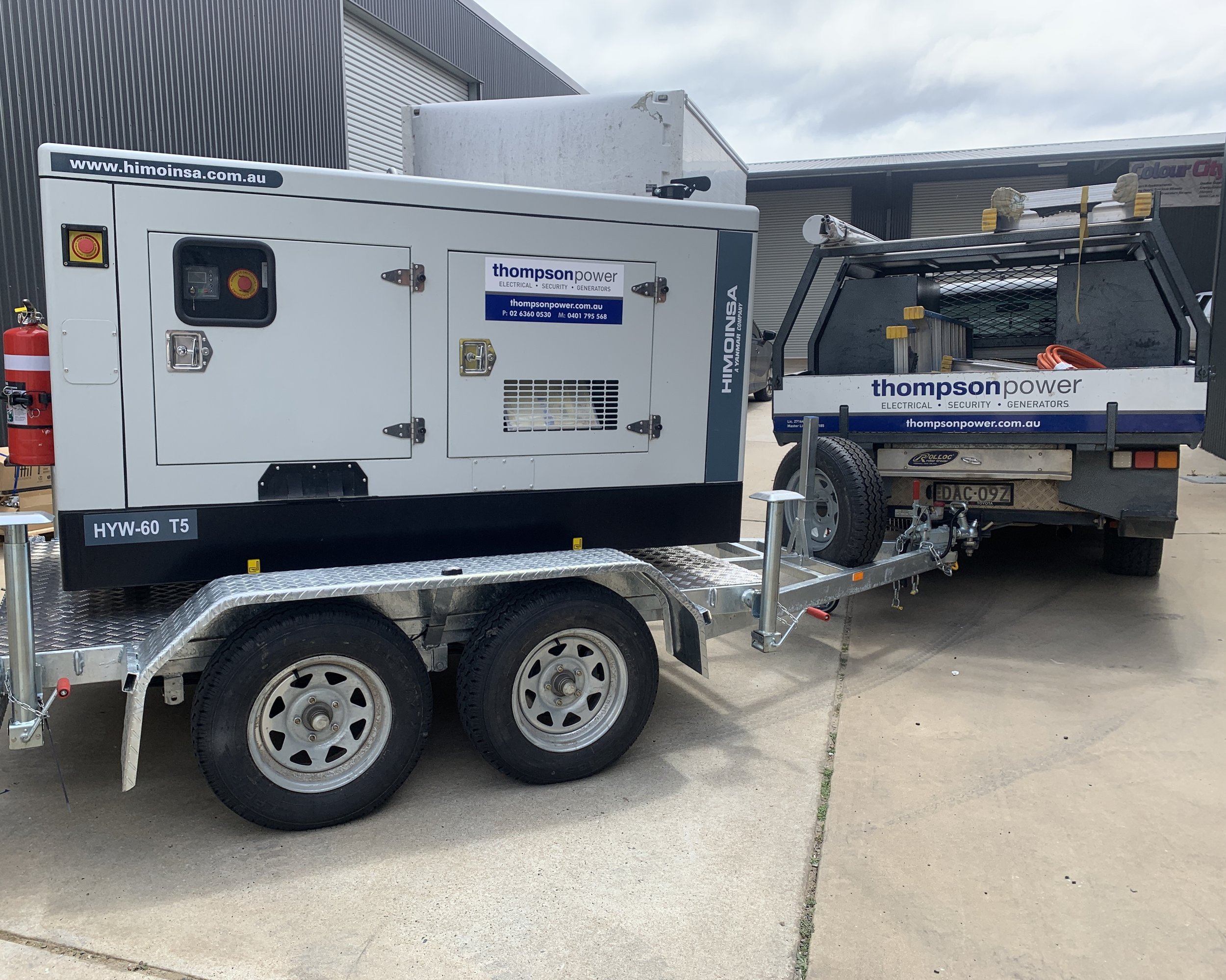 Generator Hire Orange - Local, Ready to Go — Thompson Power