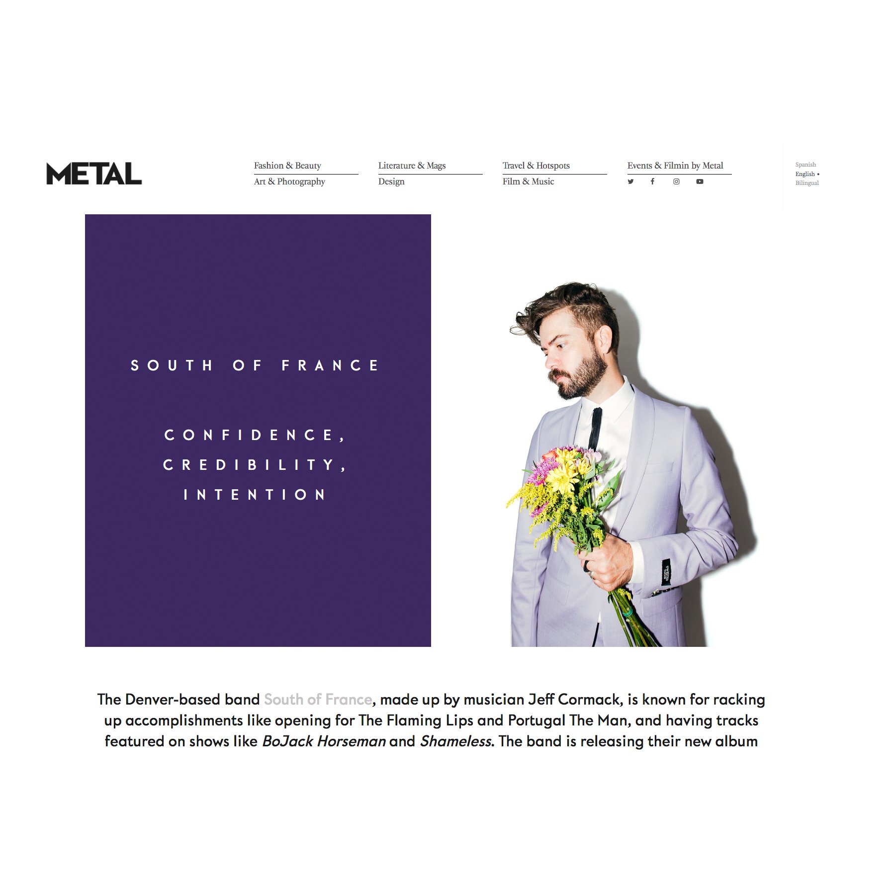 MUSIC — Jeff Cormack