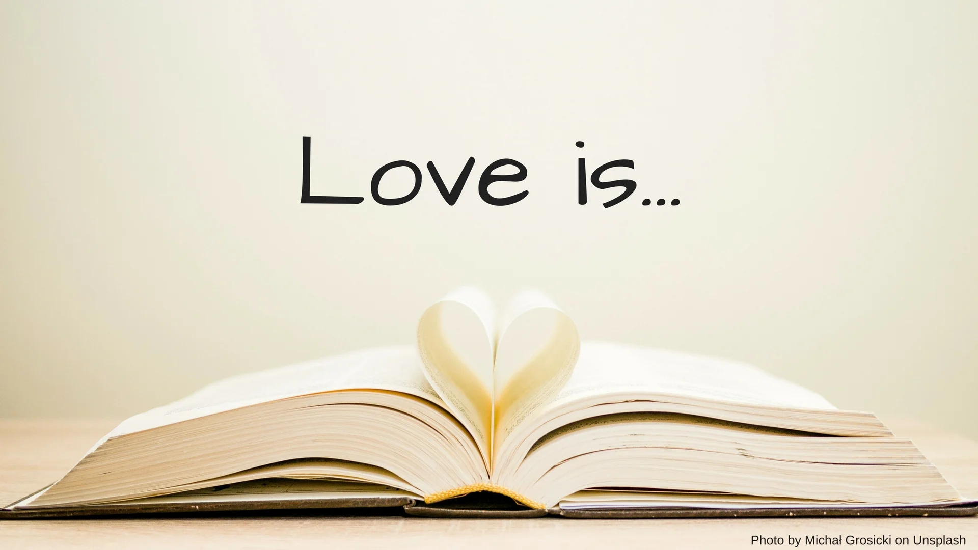 Love is... — Pr. Marlon's Blog