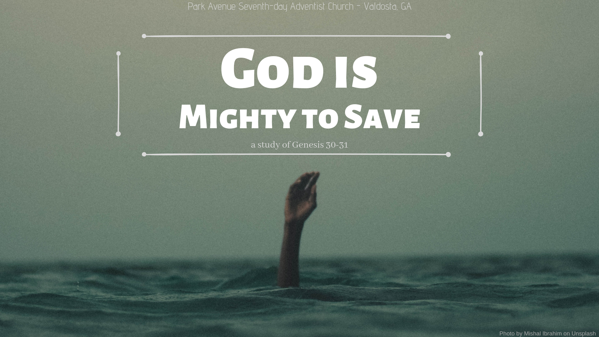 God is Mighty to Save — Pr. Marlon's Blog