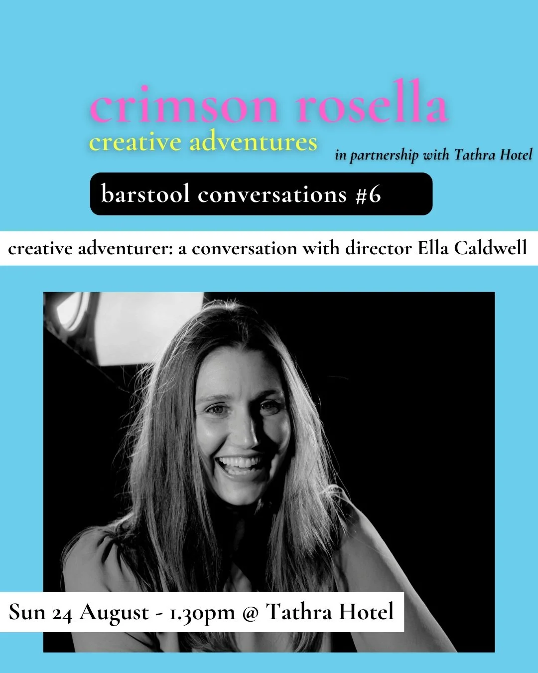 Barstool Conversations #6 Ella Caldwell, Artistic Director and CEO of ...