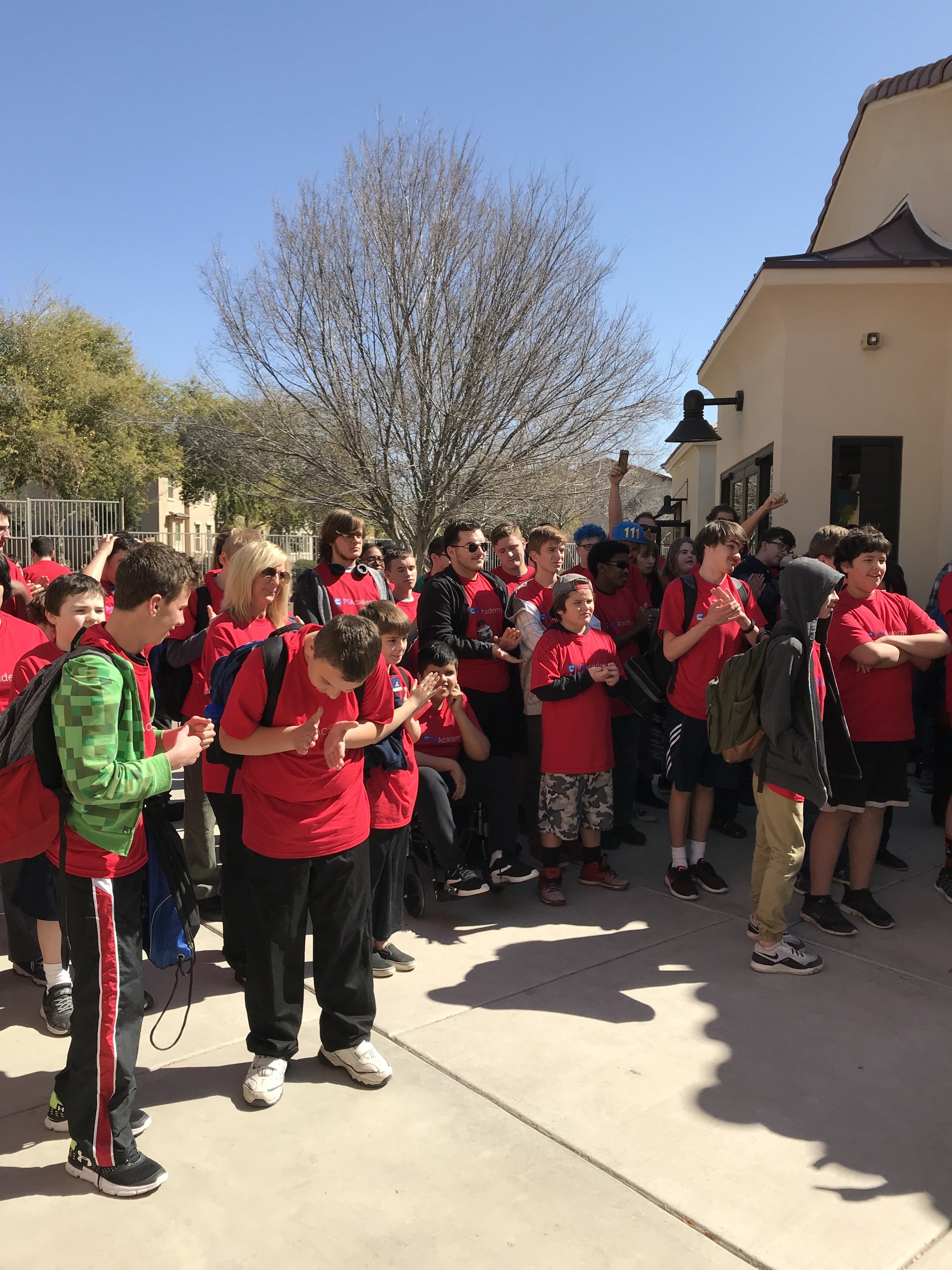 Students Celebrate Newly Named School - PS Academy and PS Elementary ...