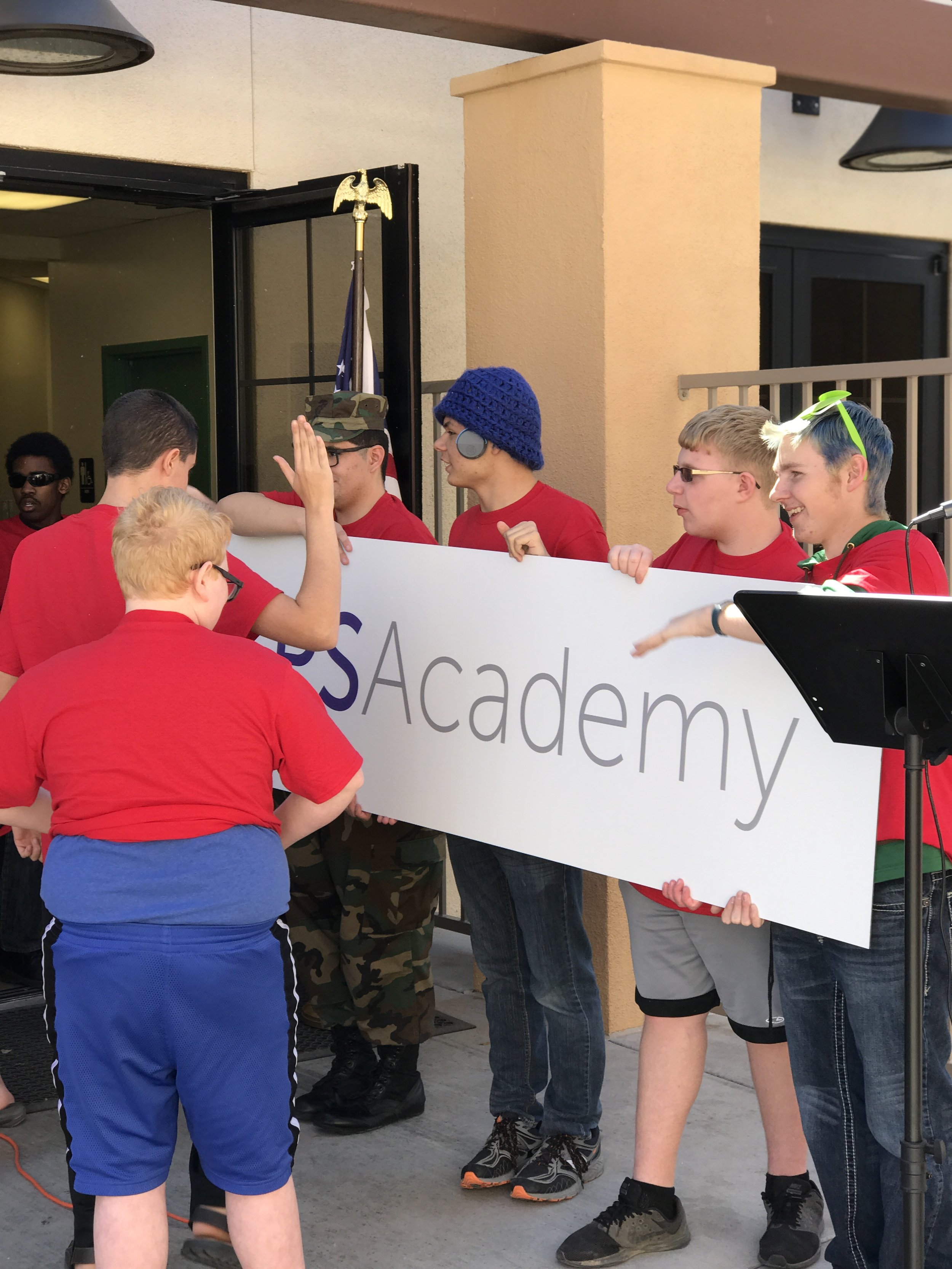 Students Celebrate Newly Named School - PS Academy and PS Elementary ...