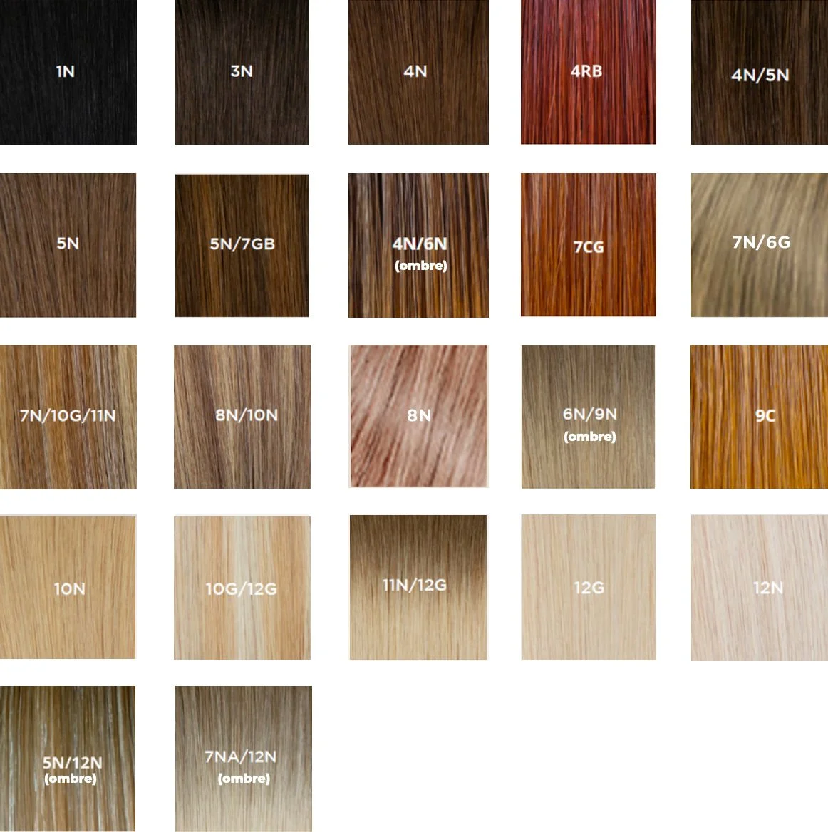 Aveda Brown Hair Color Chart