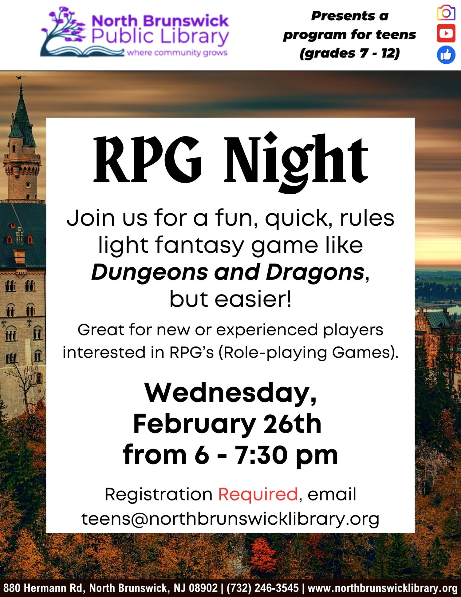 All Events — North Brunswick Public Library