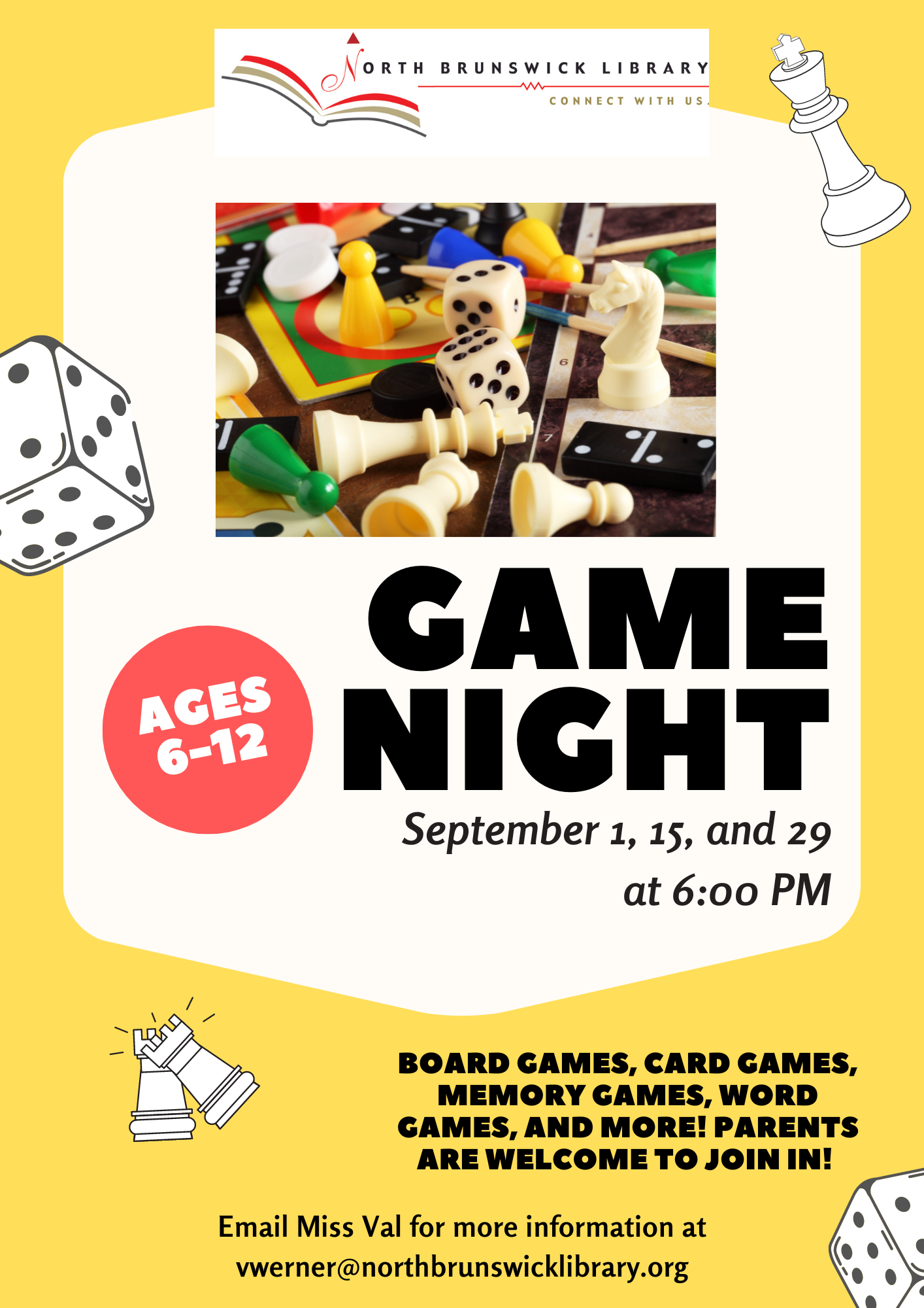 Church Game Night Flyer
