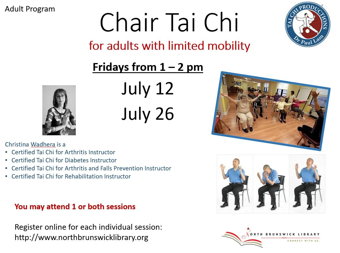 Chair Tai Chi for Adults with Limited Movement — North Brunswick Public ...