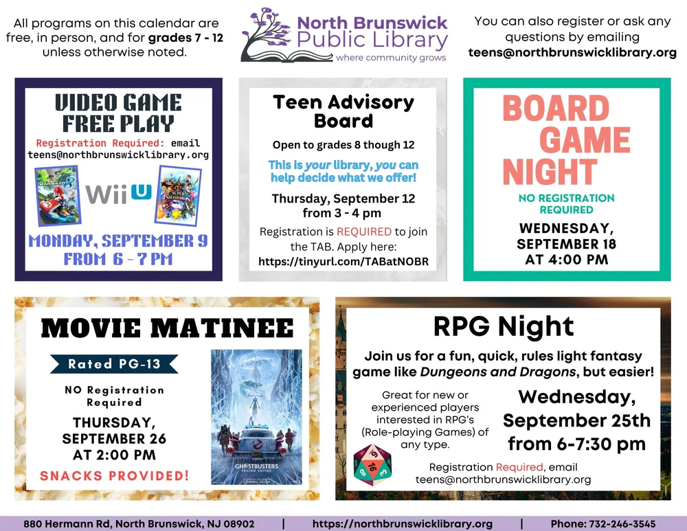 All Events — North Brunswick Public Library
