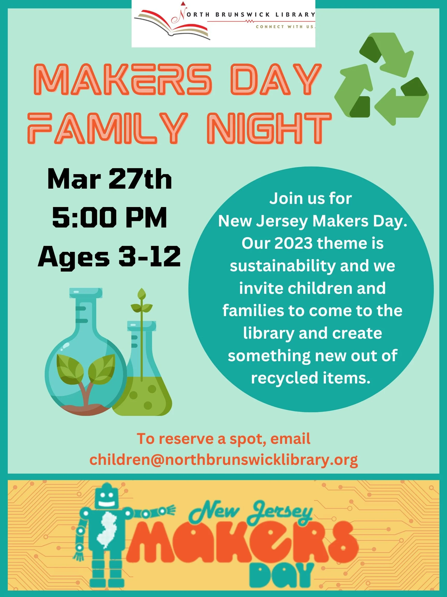 Makers Day Family Night — North Brunswick Public Library