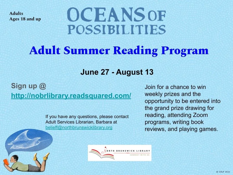 Oceans of Possibilities: Adult Summer Reading Program — North Brunswick ...