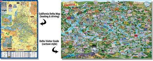 Visit Historical Locke, CA - via Boat or Car — Delta Boating Map