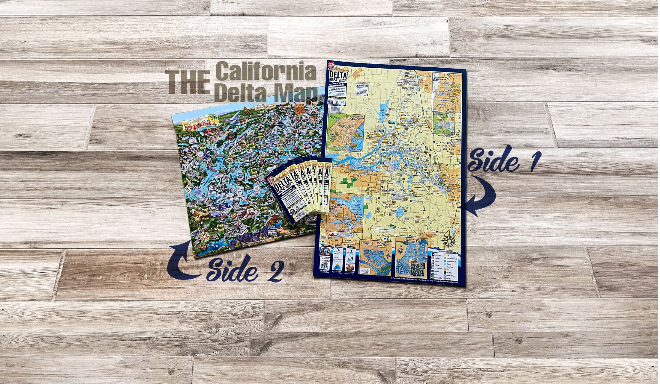 Delta Boating Map - Map of the California Delta