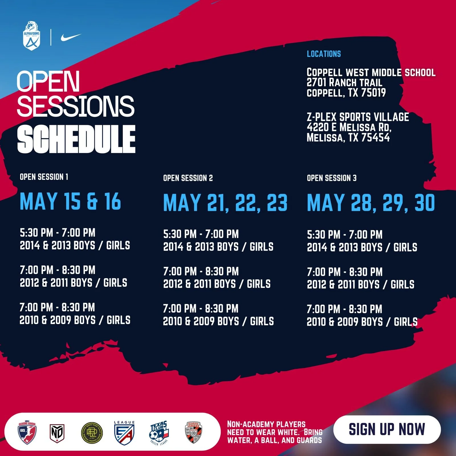 Open Sessions — Forms Academy