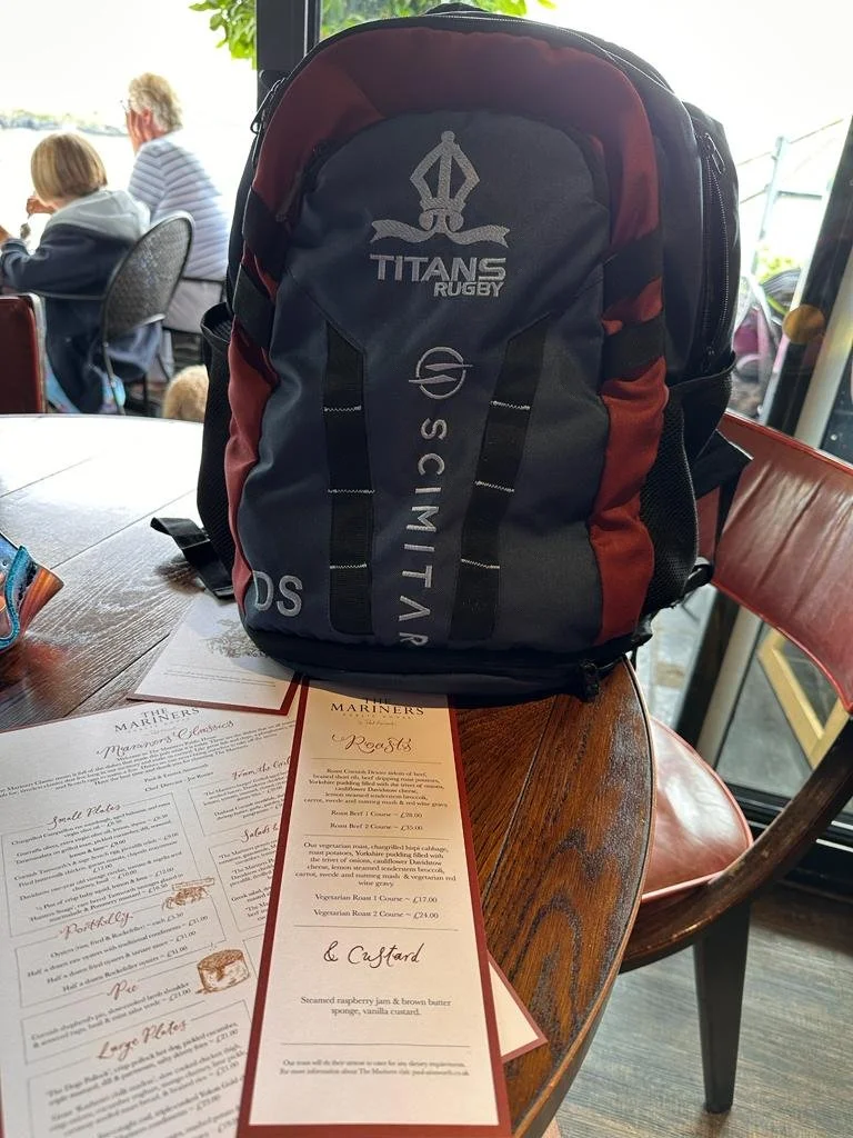 Kit bag on Tour — Titans Rugby