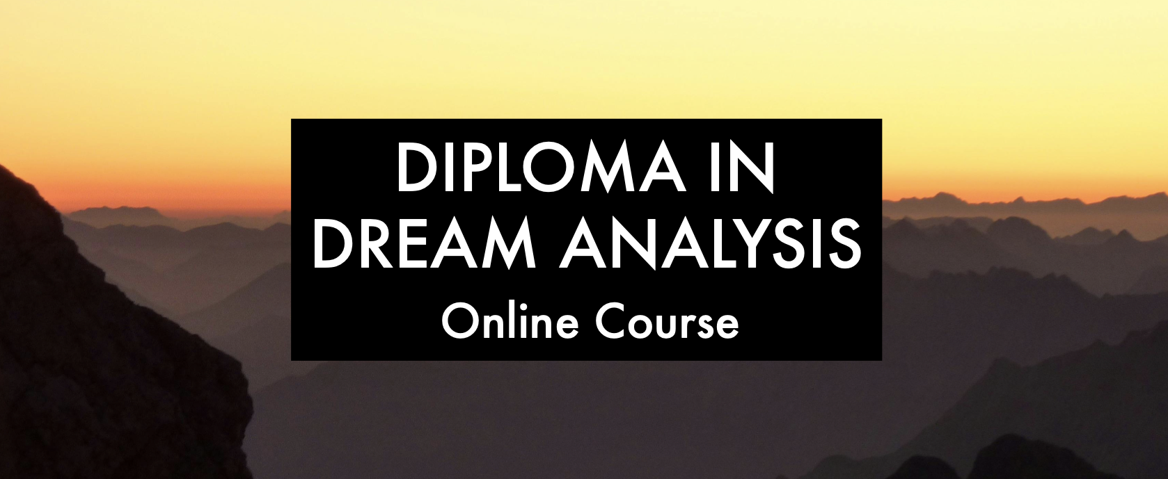 Diploma in Dream Analysis Online Course — Jung Centre