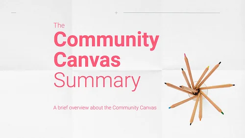 Build Stronger Communities with the Community Canvas