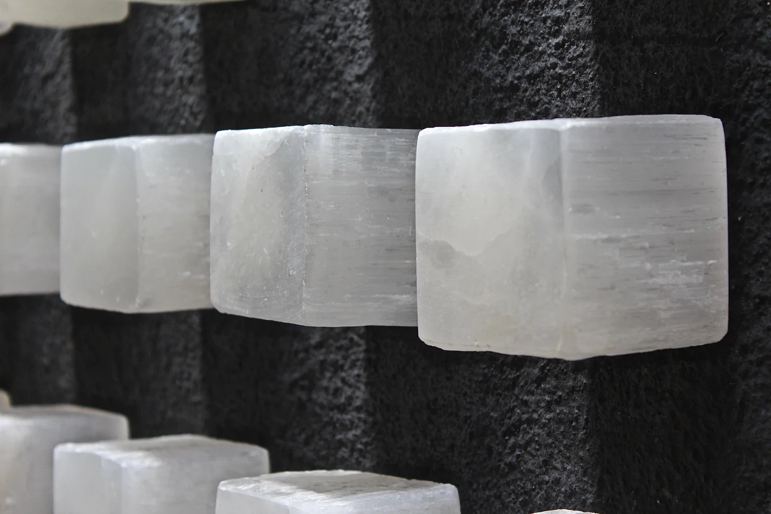 SELENITE CUBE GRID — BRADLEY DUNCAN STUDIOS