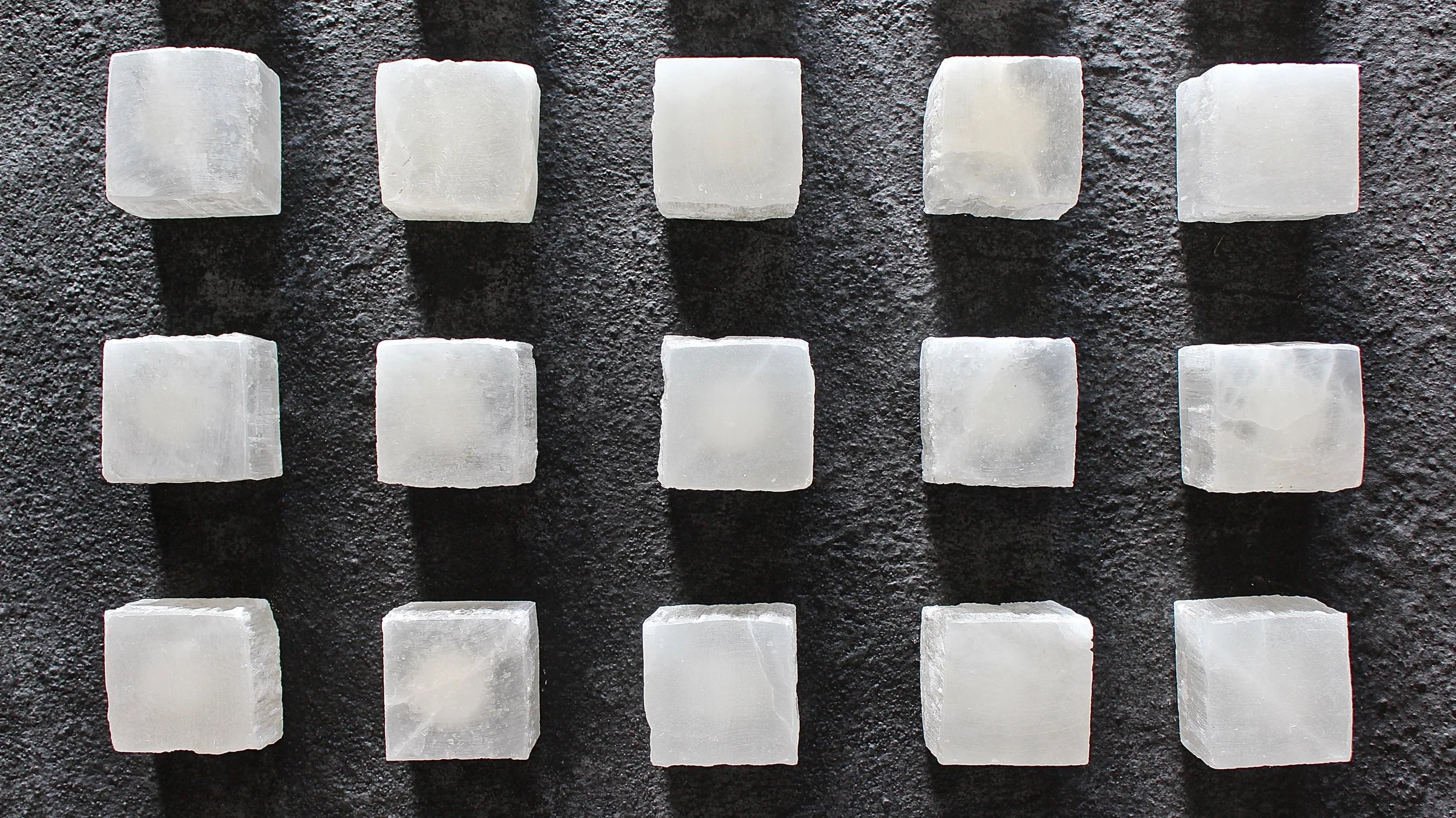 SELENITE CUBE GRID — BRADLEY DUNCAN STUDIO