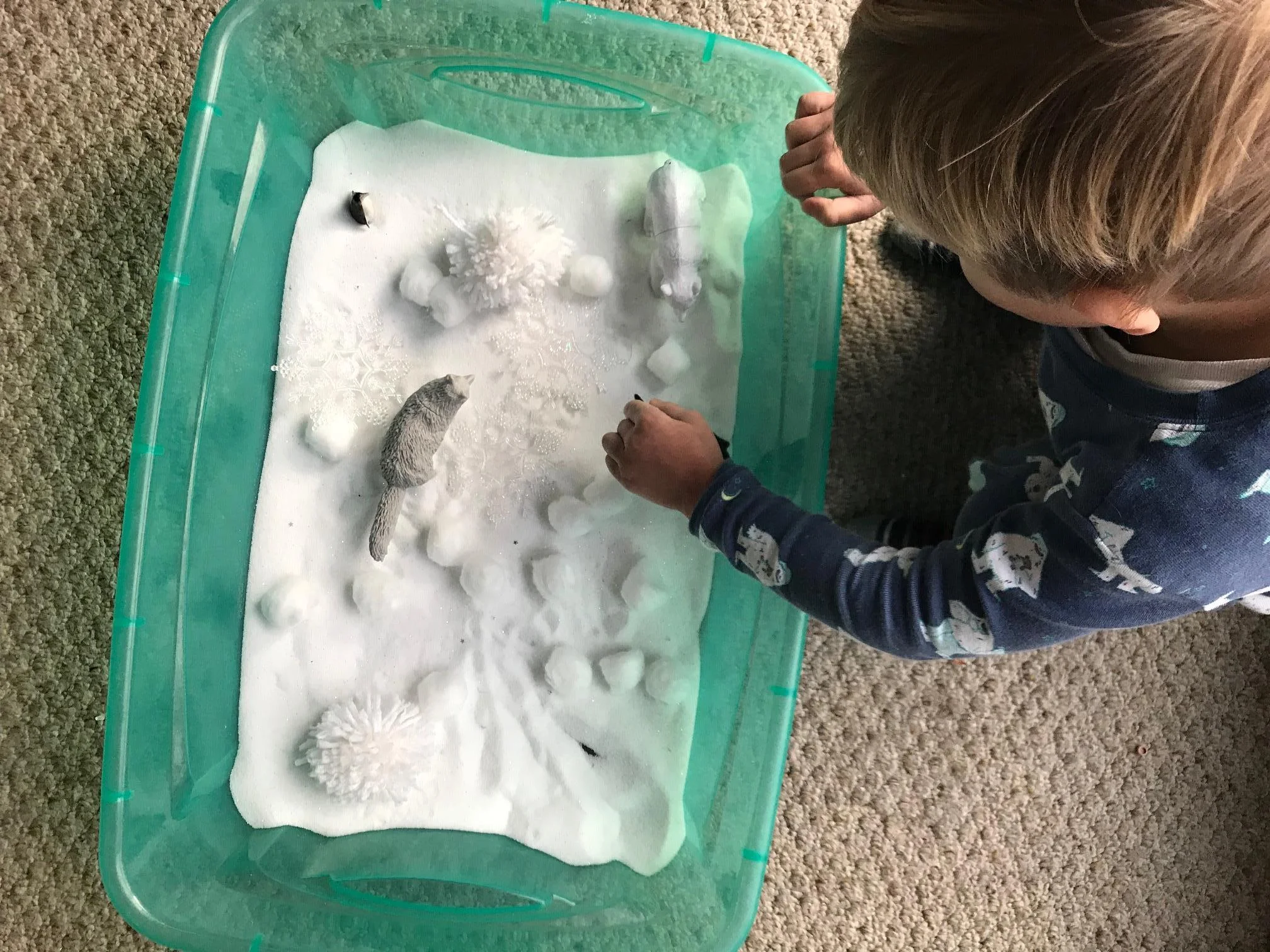 Three Winter Sensory Bins for Preschoolers — Seeking Miss Poppins