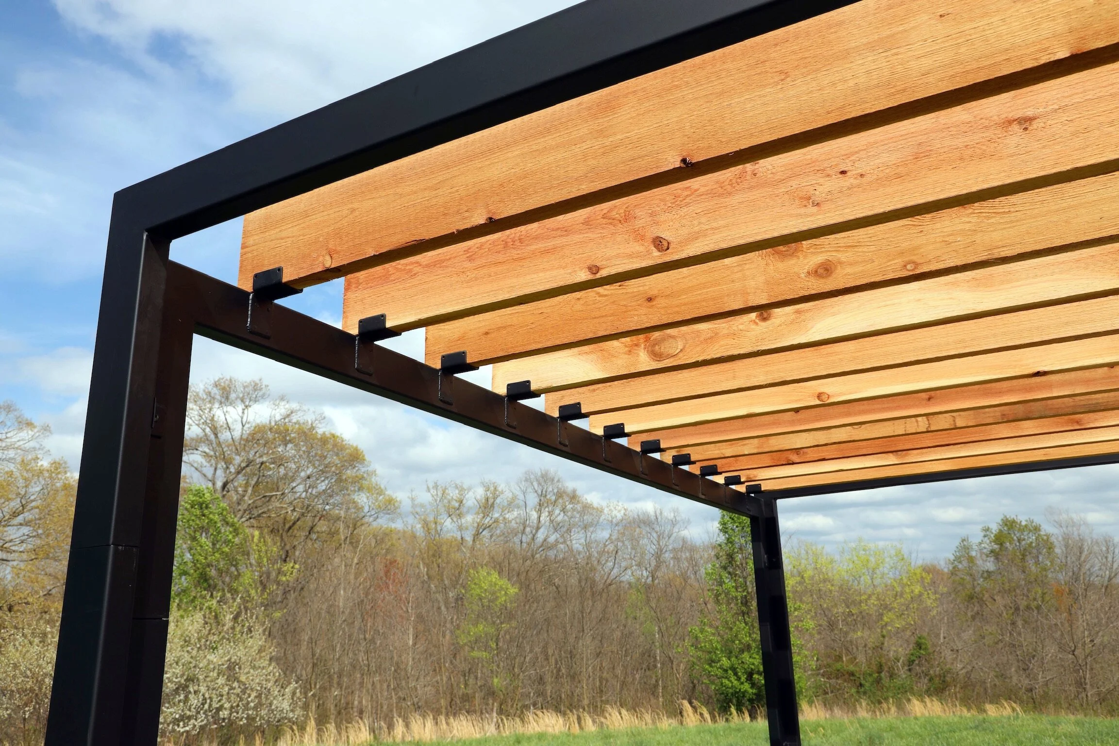 Corrugated Steel Pergola
