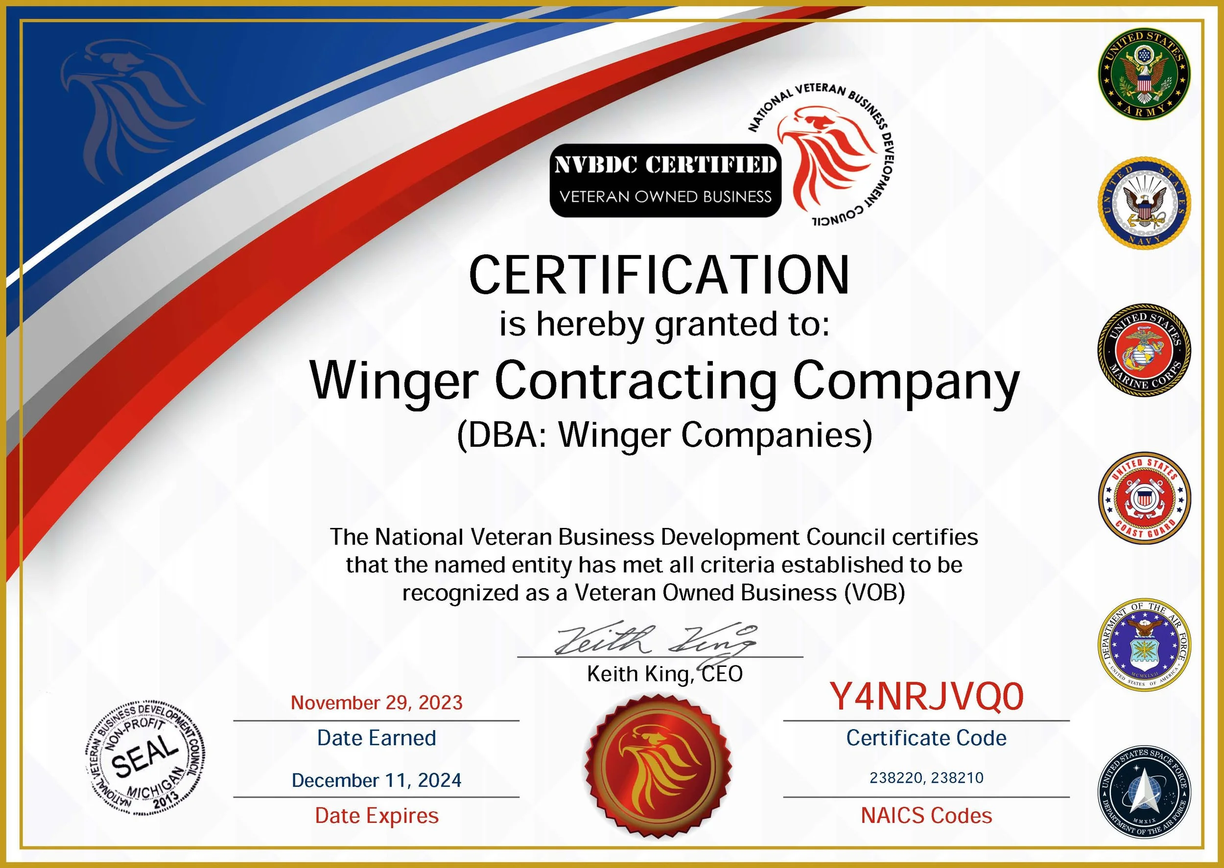 Winger Companies - Ottumwa, Burlington, Cedar Rapids, Fort Dodge