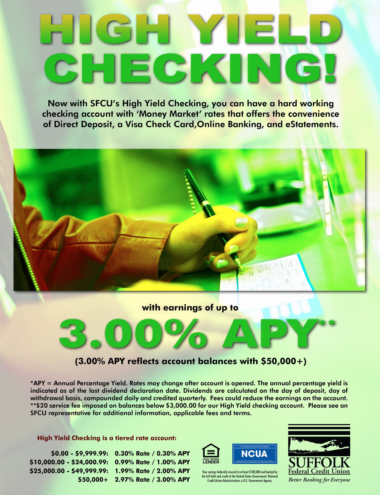 High-Yield Checking Poster — Southard Studio