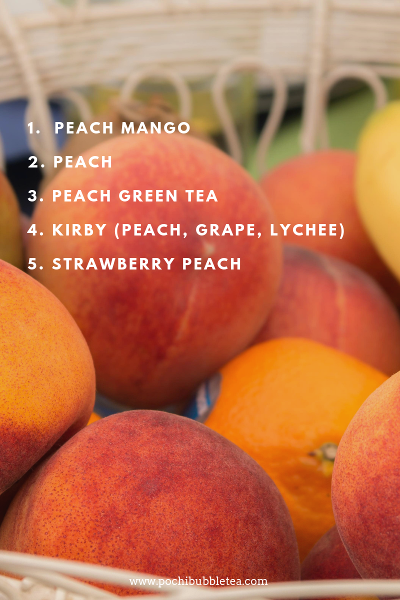 Everything is Just Peachy! — Pochi Bubble Tea Cafe