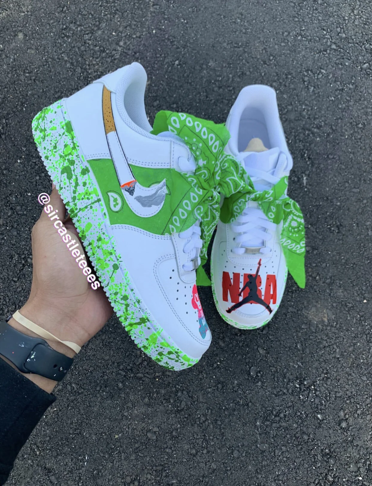 NBA YB AF1 — Sircastleteees