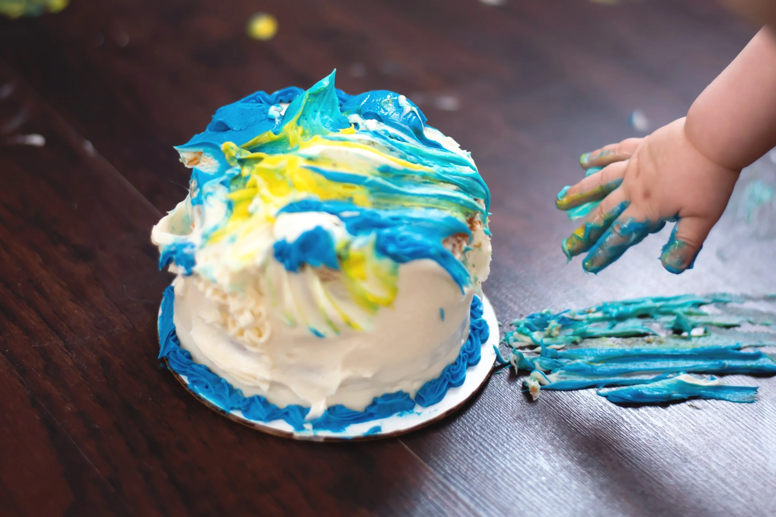 First Birthday-Smash Cake-1 year old — Shannon McKeever Photography