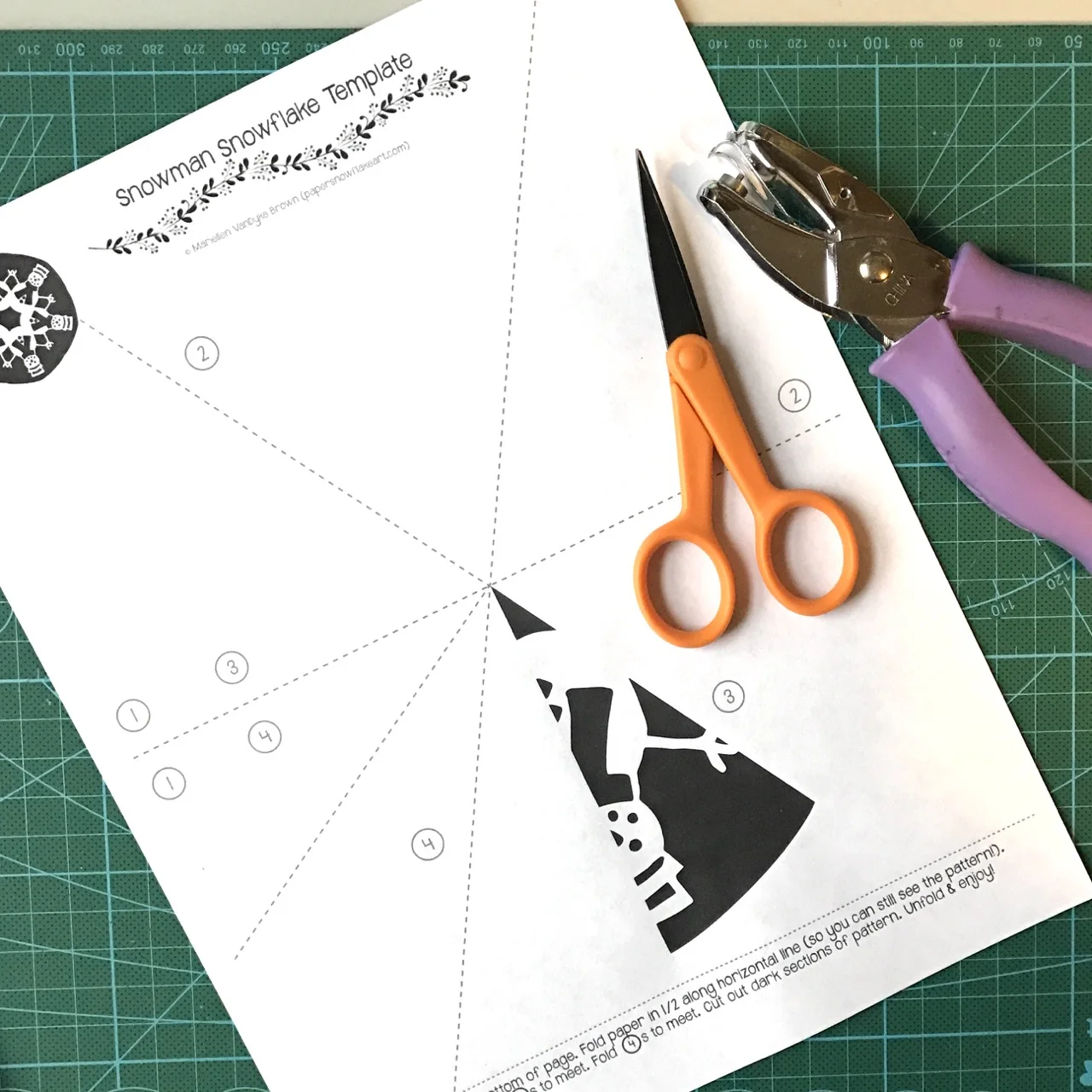 Snowman PDF Pattern Paper Snowflake Art Snowman PDF Pattern Paper Snowflake Art
