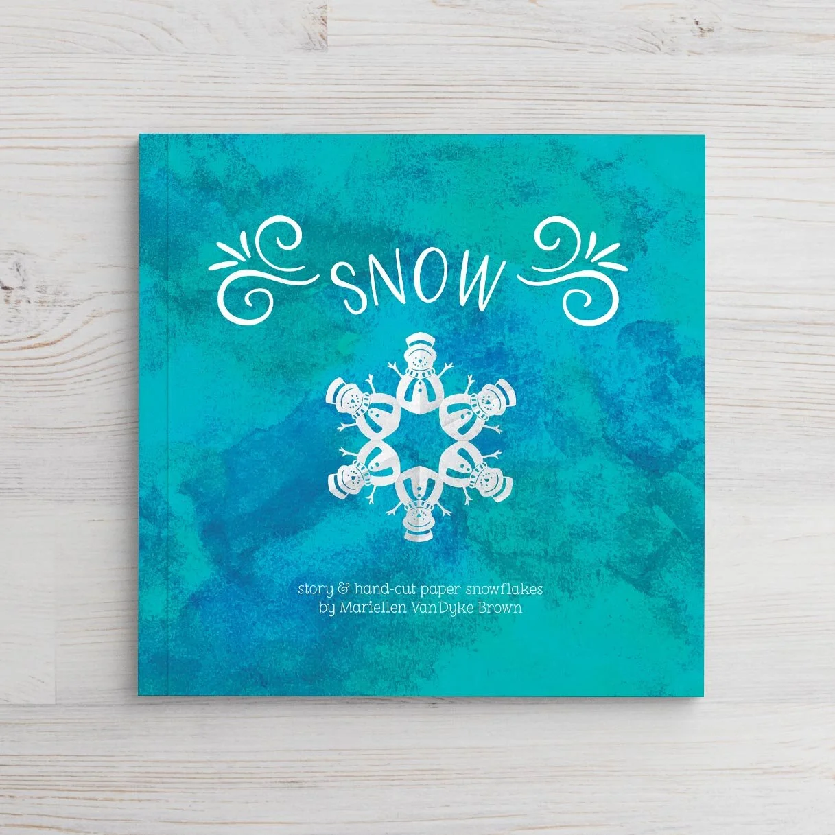 Paper Snowflake Art | Hand-cut Paper Snowflakes by Mariellen VanDyke Brown