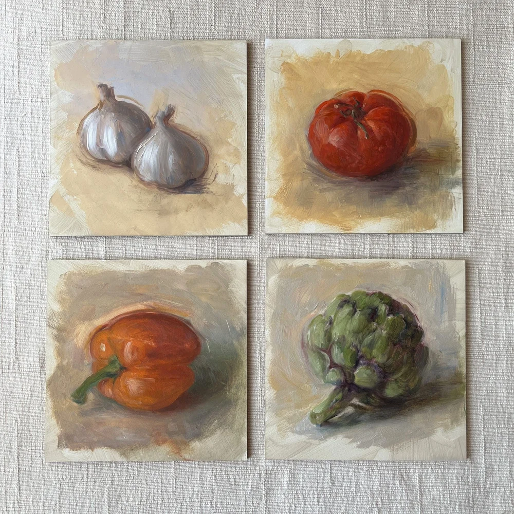 Garlic Painting