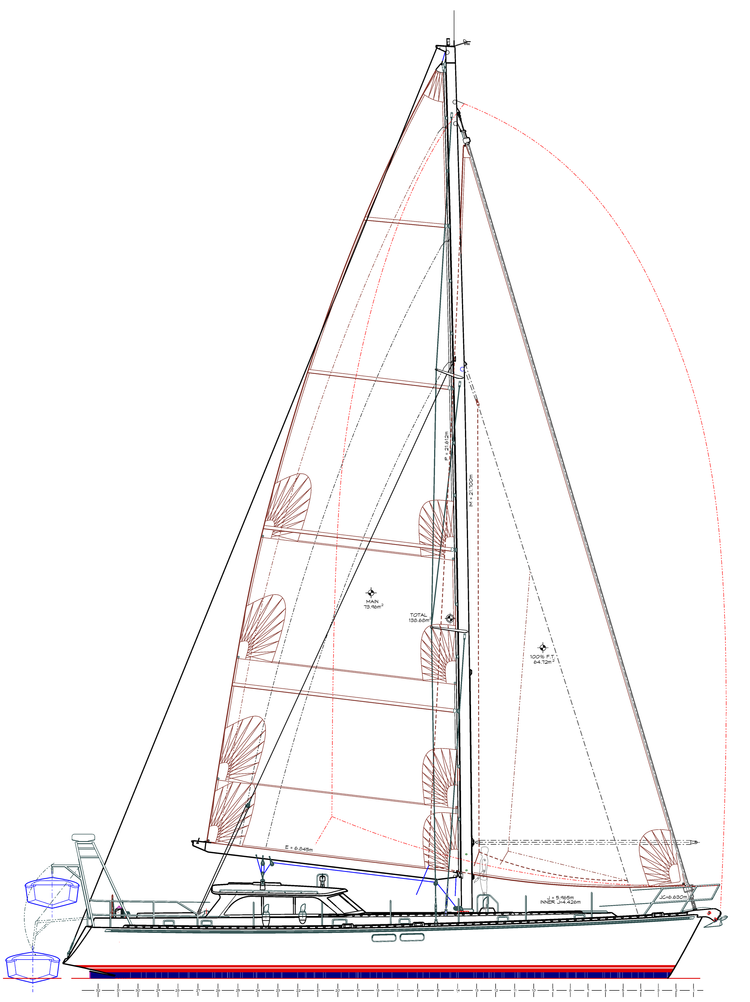 Good Hope 56 - Aluminum Lifting Keel Cruising Yacht — ED JOY DESIGN