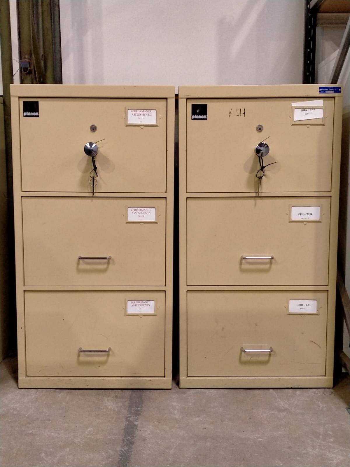 Planex 3-Drawer Filing Drawers — Ex-Government Furniture