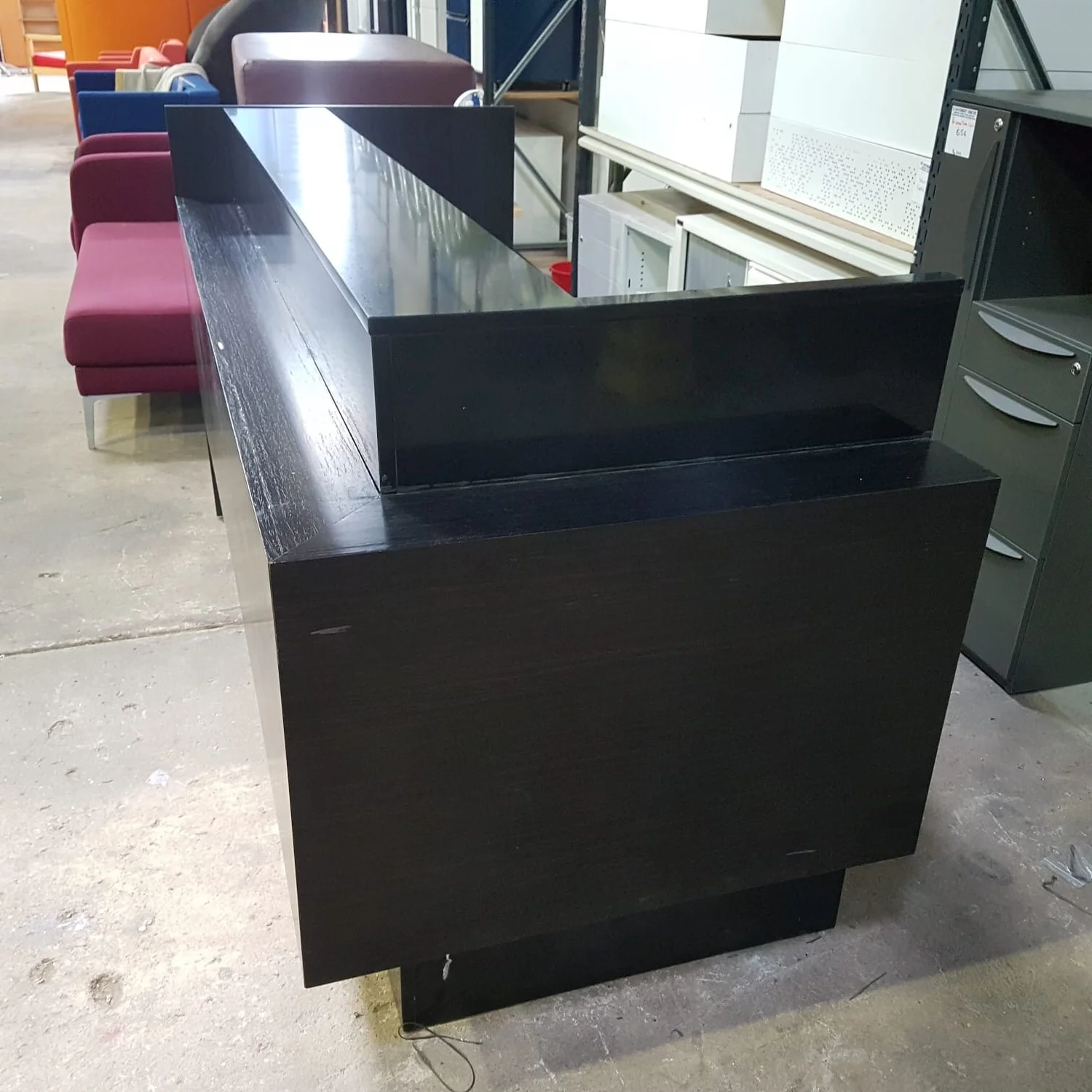 Custom Built Reception Counter — Ex-Government Furniture