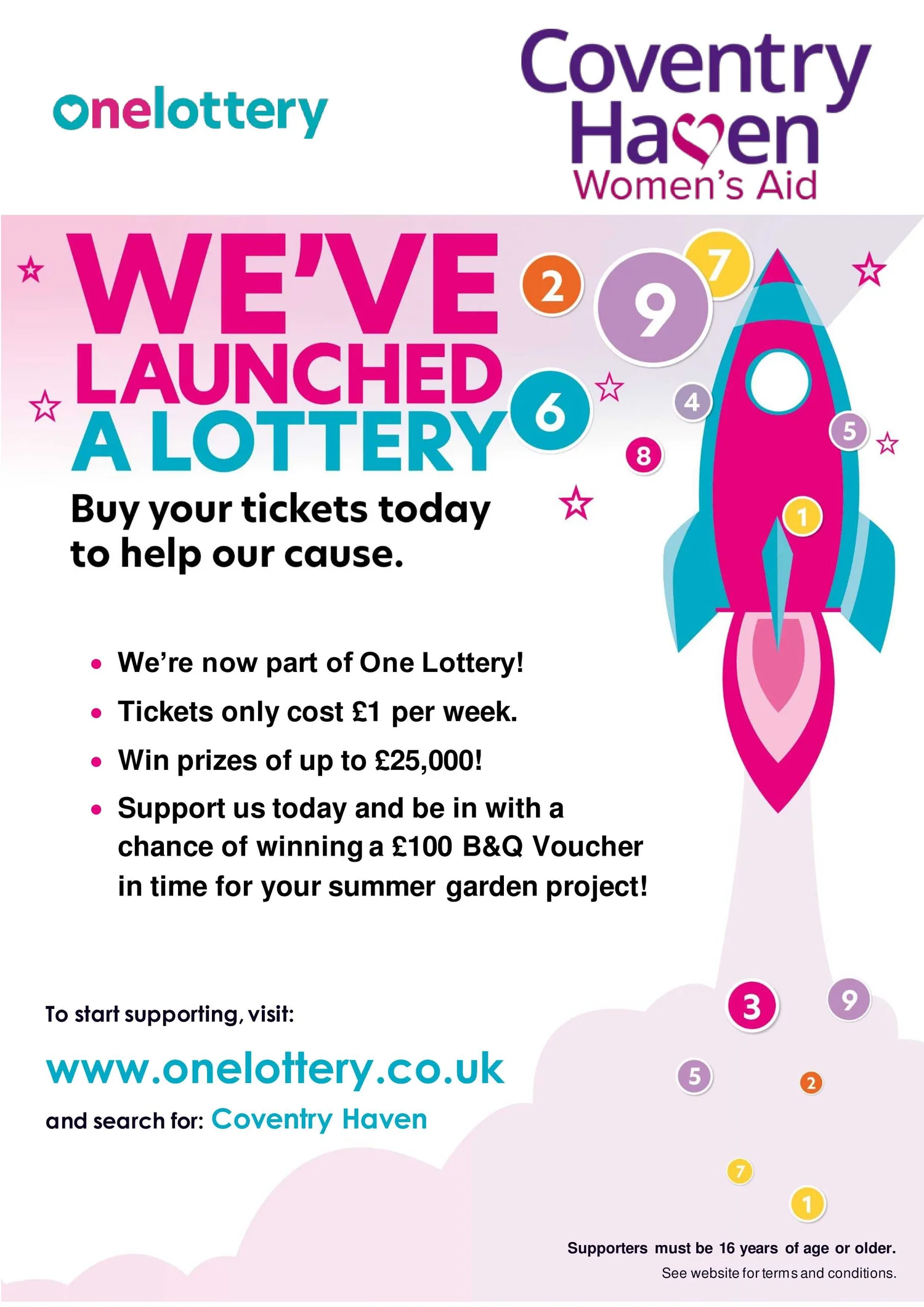 We have launched our own lottery via One Lottery! — Coventry Haven ...