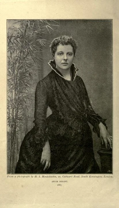 Annie Besant: ‘[a] stormy, public, much attacked and slandered life ...