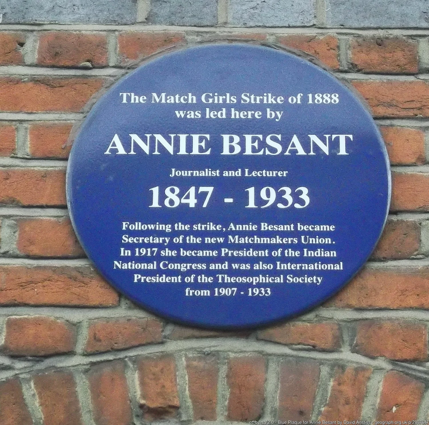Annie Besant: ‘[a] stormy, public, much attacked and slandered life ...