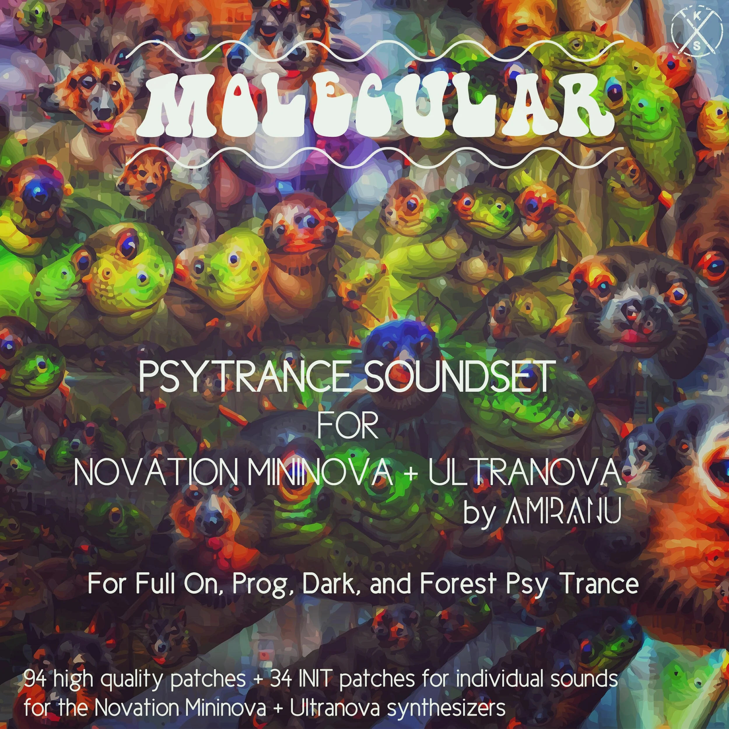 Molecular Psytrance Soundset for Novation Mininova + Ultranova — Kulshan Studios