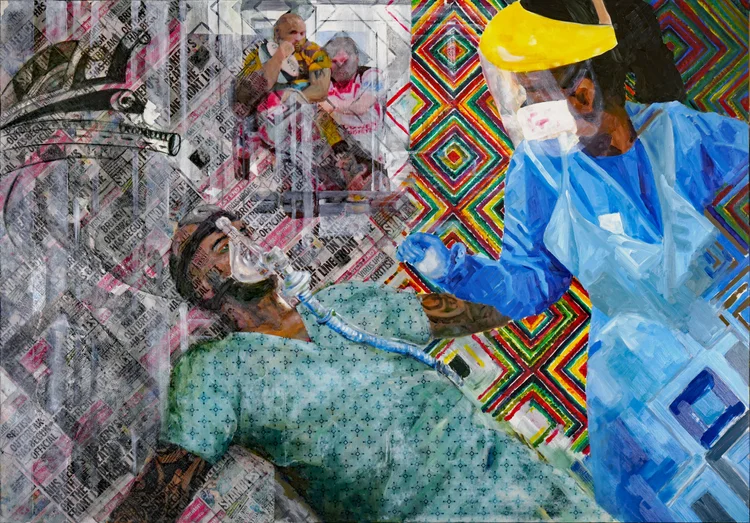 Portraits of Isolation - paintings created during lockdown — ANDY FARR