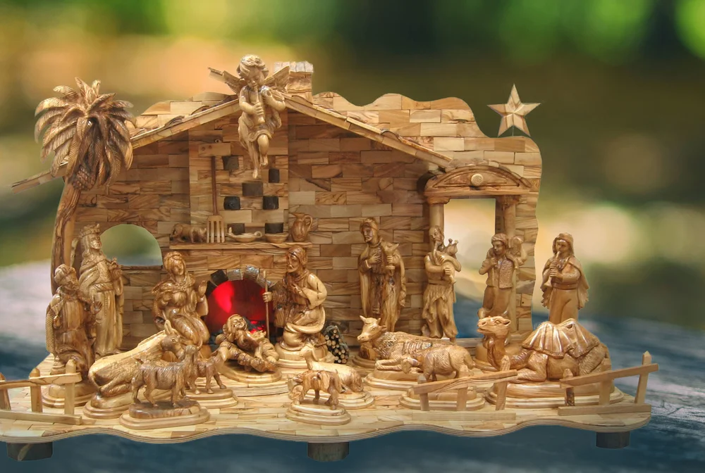 Wood Nativity Sets
