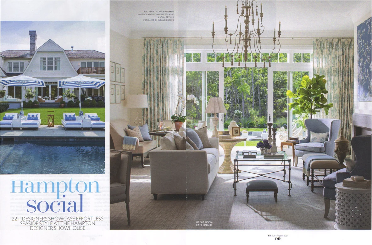 Traditional Home July/August 2017 — KATE SINGER HOME