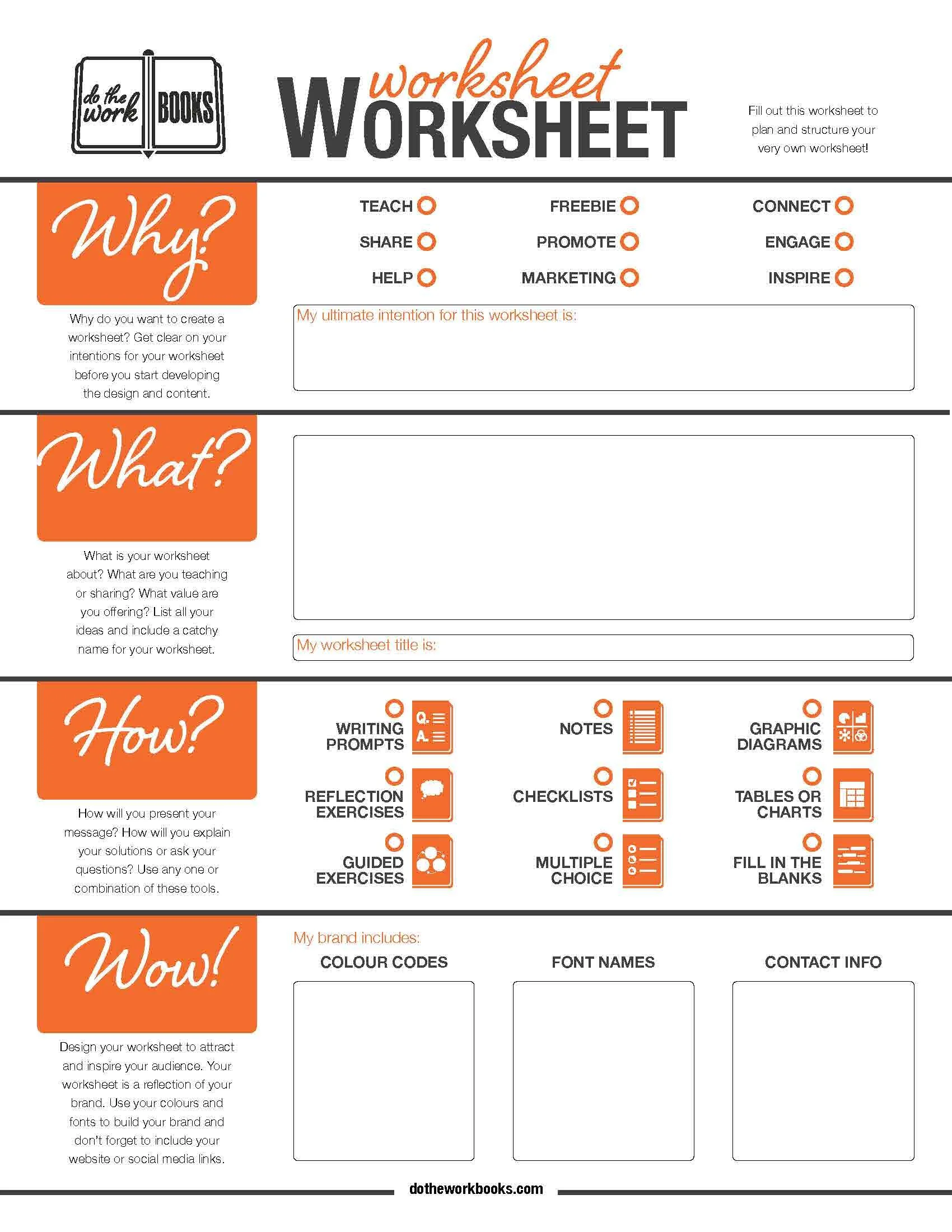 Do The Work Books — Tools