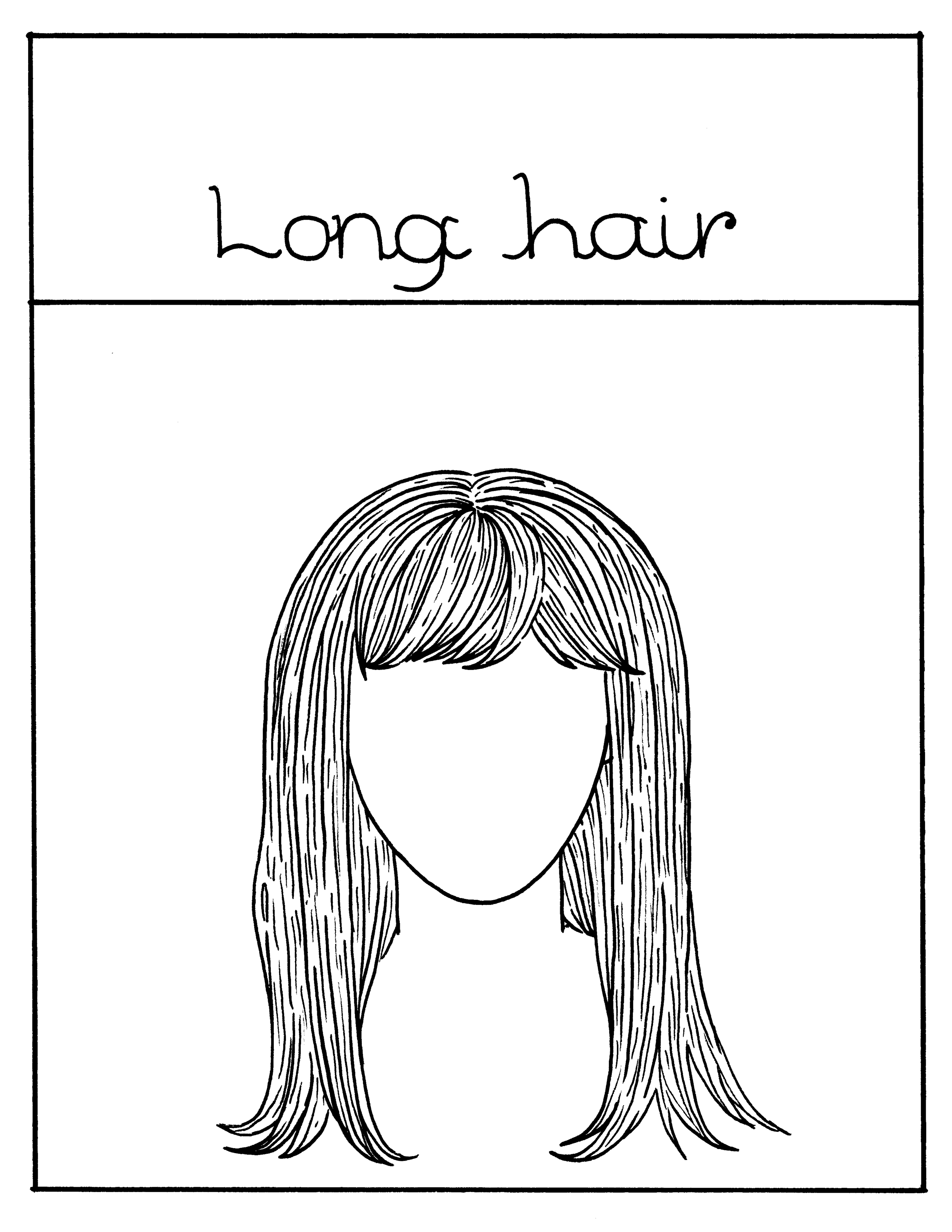 How To Draw Long Hair