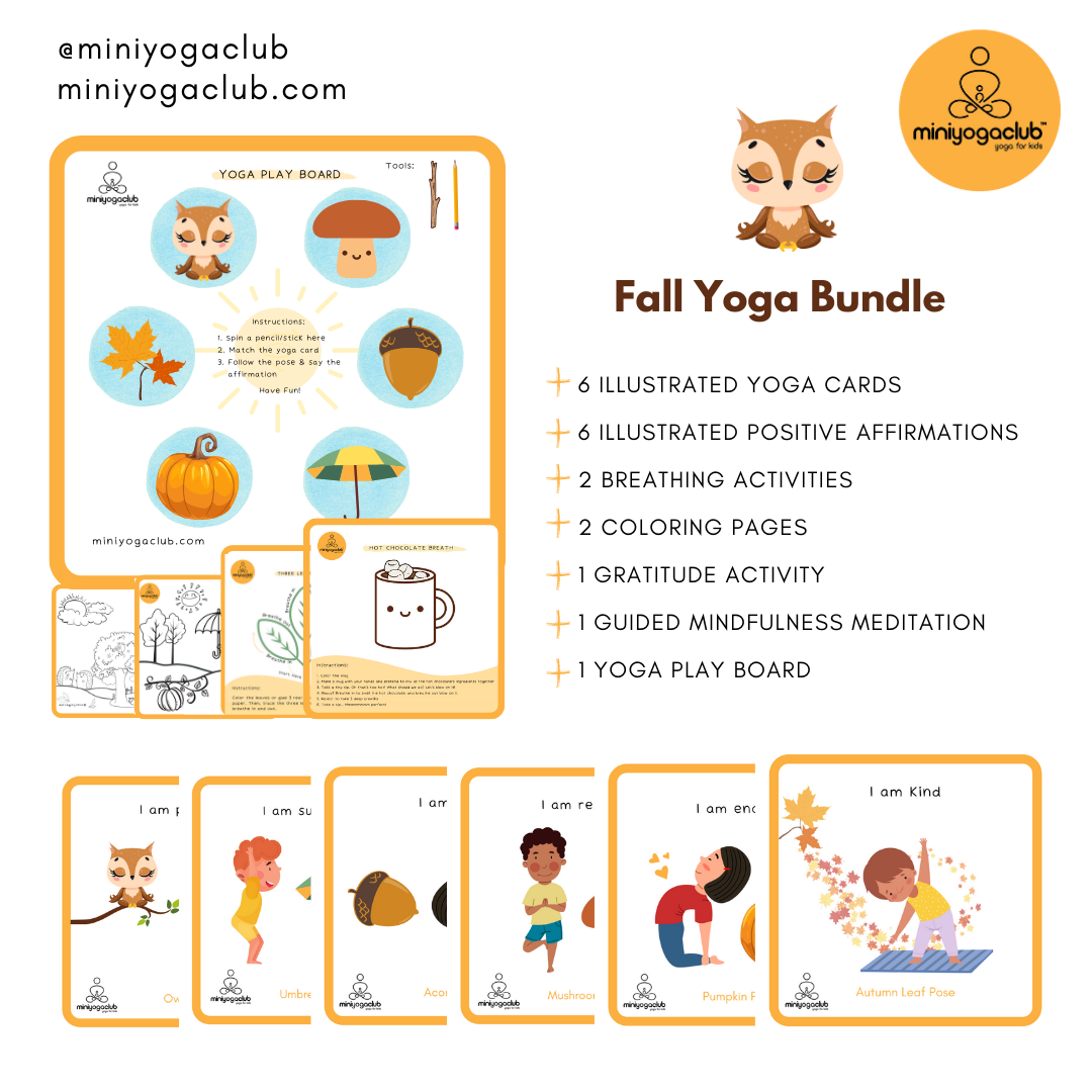 Yoga For Kids, Yoga activities for kids, Fall activities for kids, Best ...