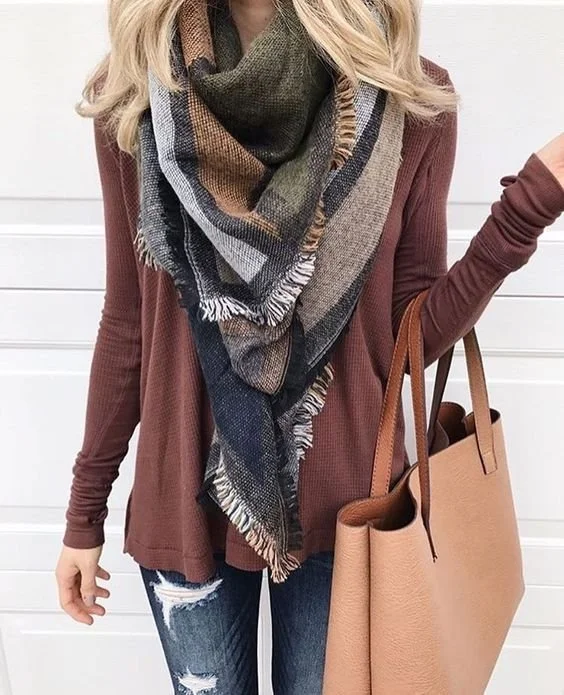 Fall Scarf Outfits
